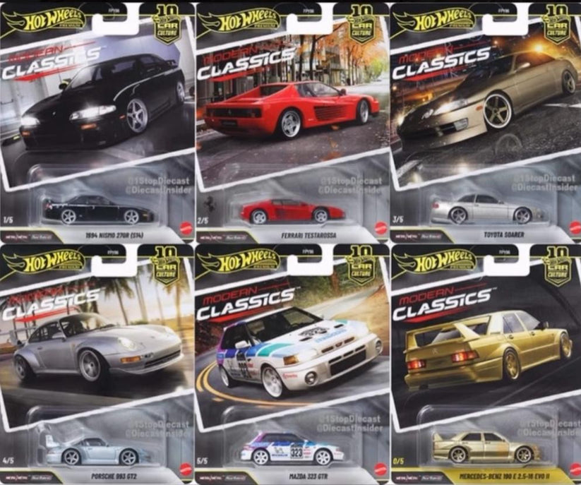 (Preorder) Hot Wheels 1:64 Car Culture - Modern Classics Assortment ...